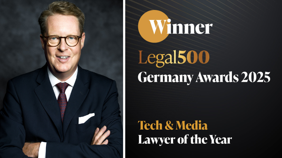 The Legal 500 Germany Awards 2025: Jan Hegemann honored as Tech and ...